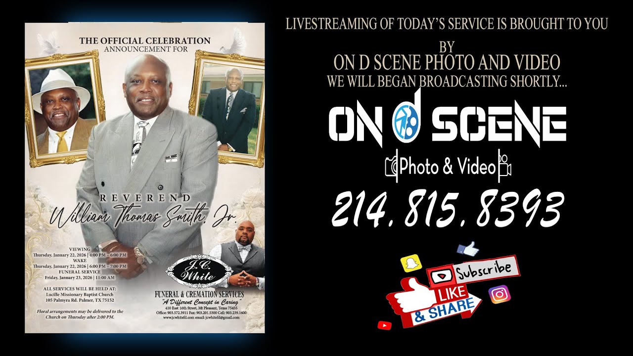 Celebrating the Life of Reverend William Thomas Smith Jr. - YouTube