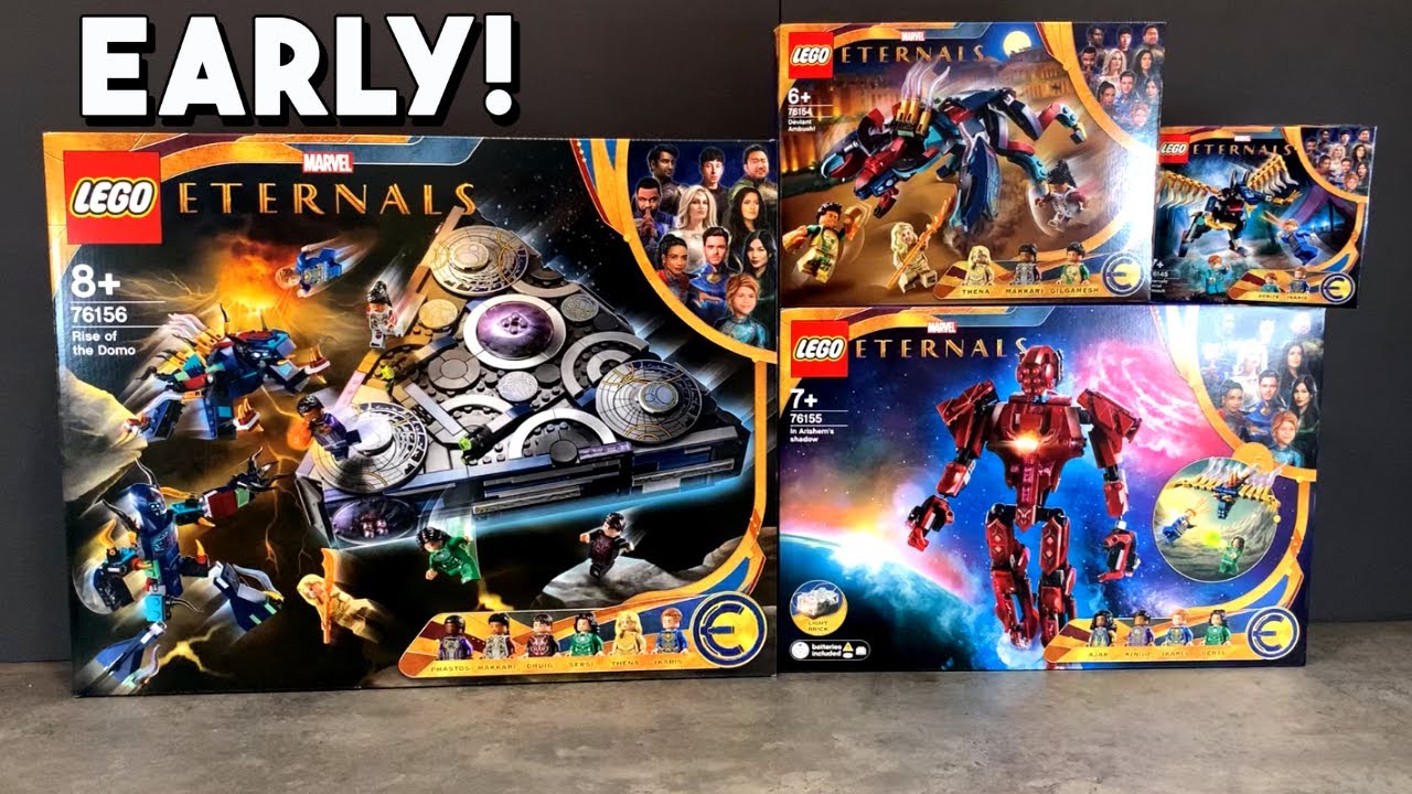 I Got ALL Of The LEGO Marvel Eternals Sets EARLY! - YouTube