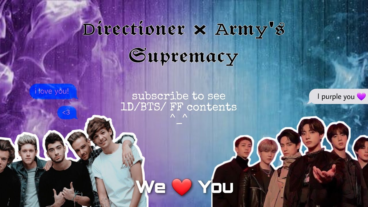 Directioners x Army's supremacy Intro🛐🔥 || #onedirection #directioner #btsarmy #bts - YouTube