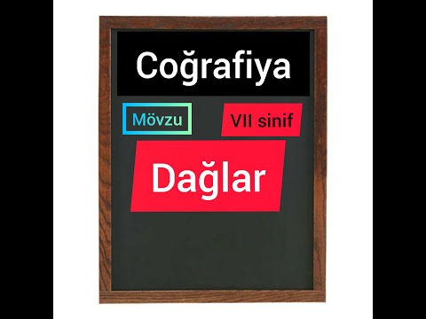 Dağlar 7ci  sinif