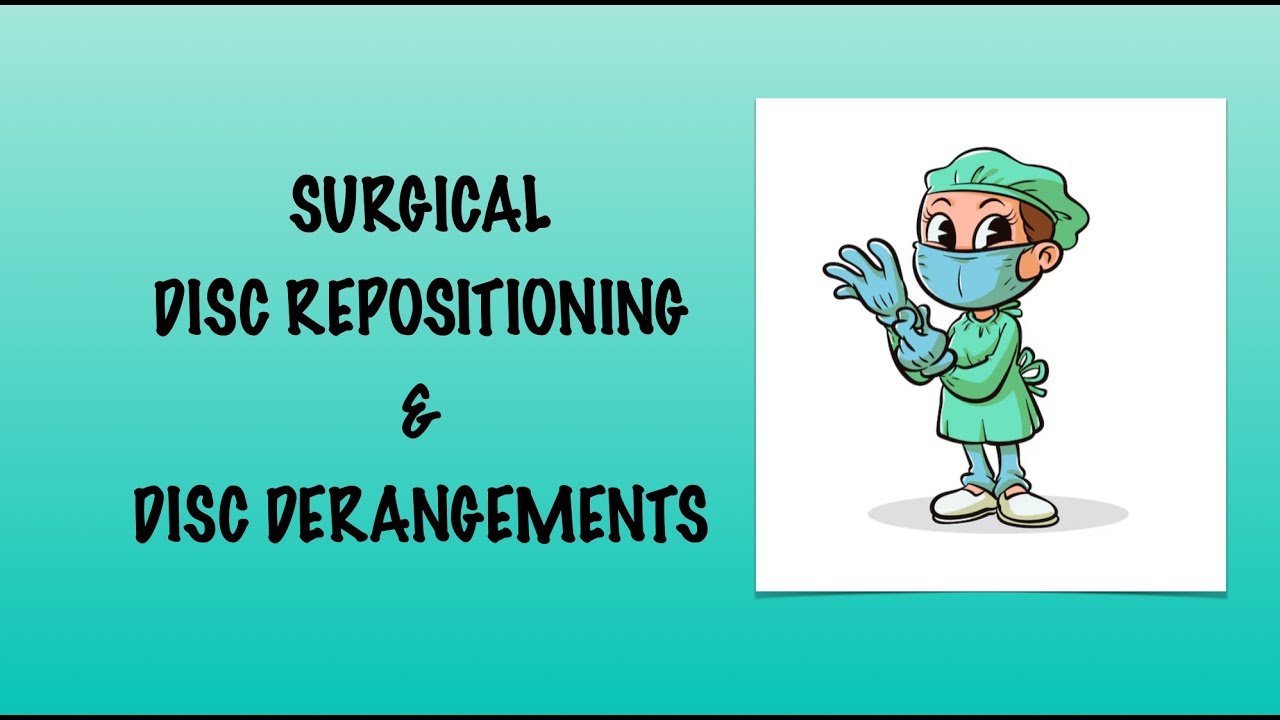 Disc repositioning surgery - is it a good option ? TMJ Surgery / Facial ...