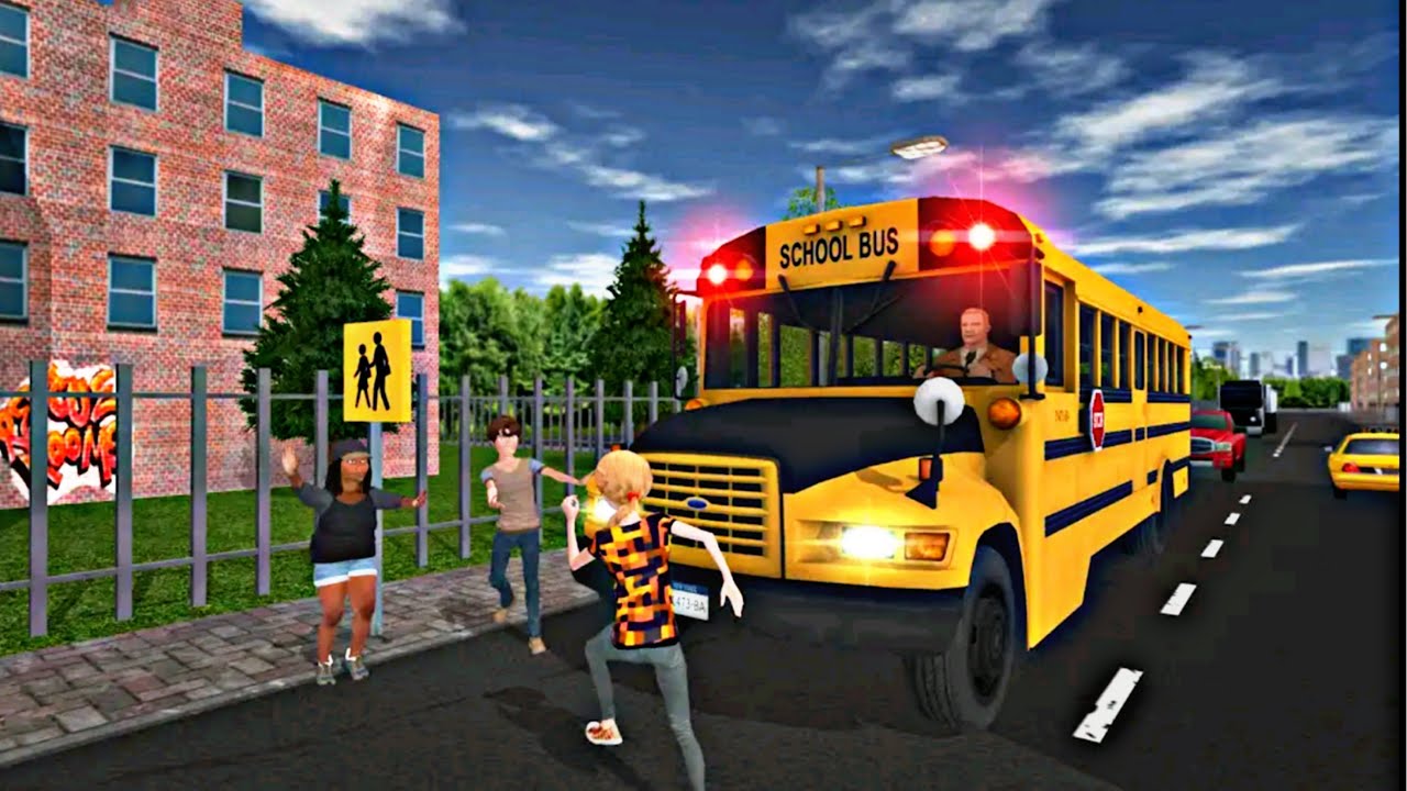 School Bus Game _ Best Euro School Bus Simu Games _ New Bus Driving ...
