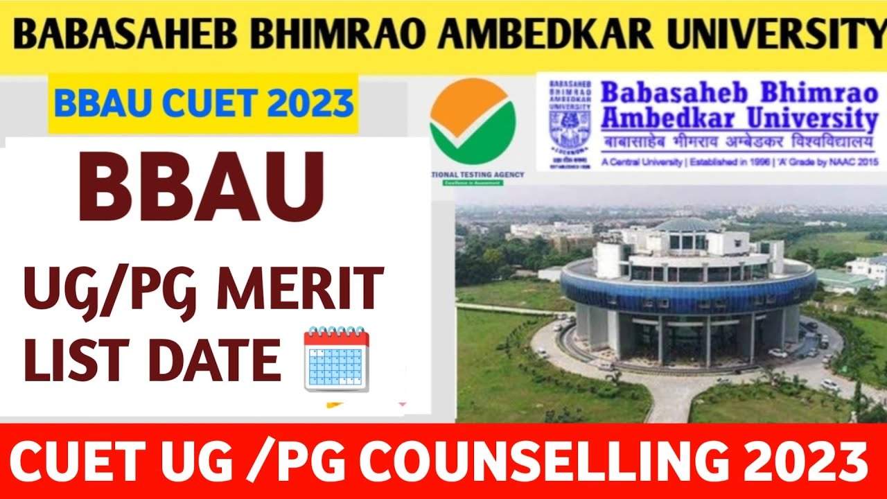 BBAU UG / PG MERIT LIST | Babasaheb bhimrao ambedkar University CUET ...