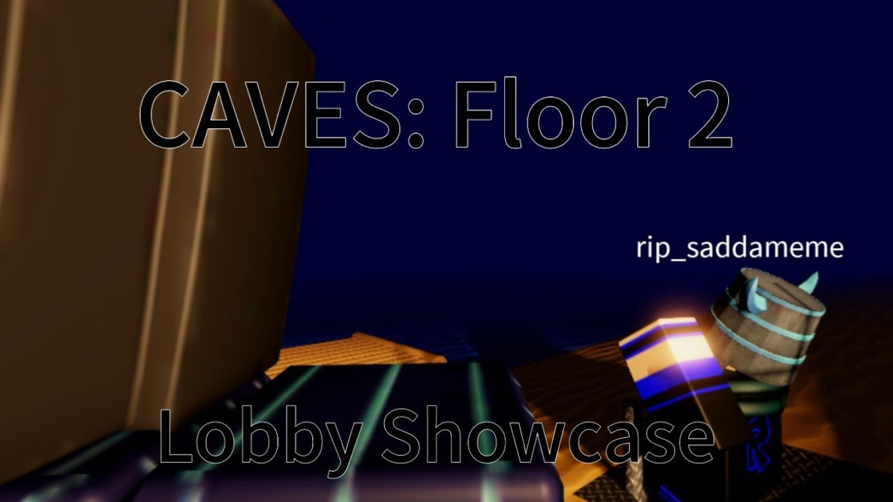 CAVES: Floor 2 LOBBY SHOWCASE | #obbycreator #roblox #foryou | - YouTube