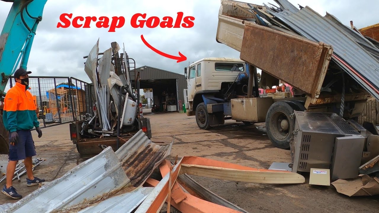 Scrapping Steel Roofing Sheets and Earthquakes - YouTube