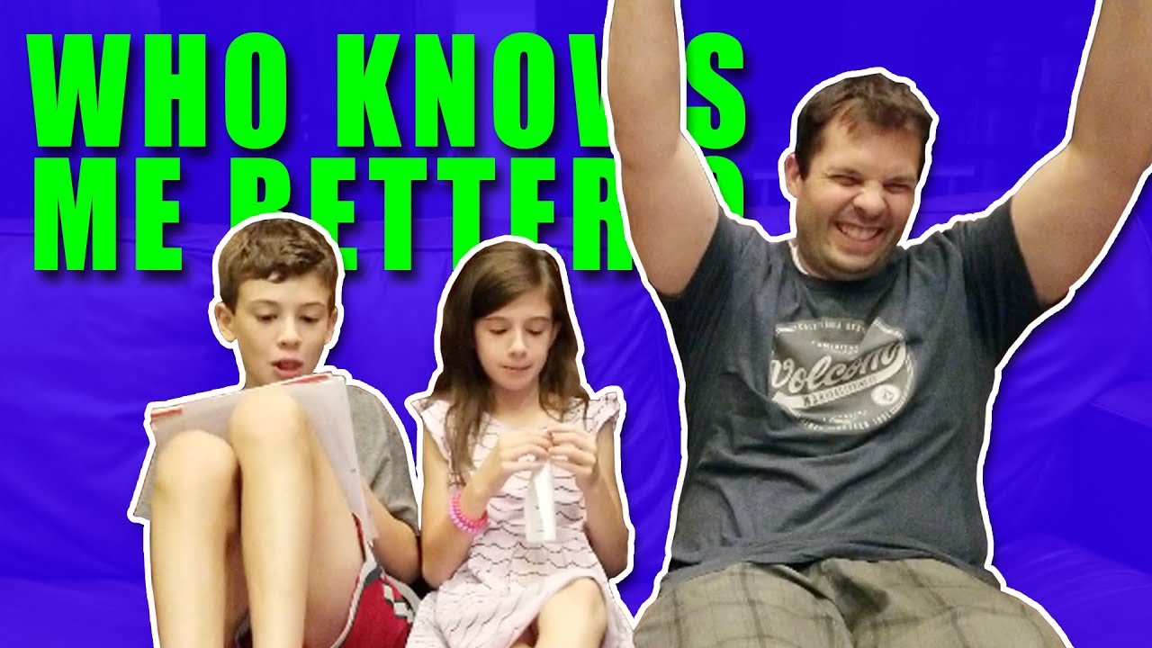 Who Knows Me Better Brother VS Dad - YouTube