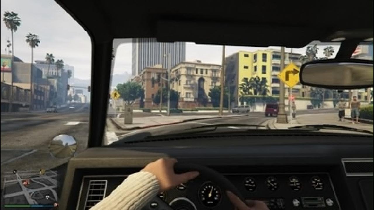 Grand Theft Auto V Shot the Driver - YouTube