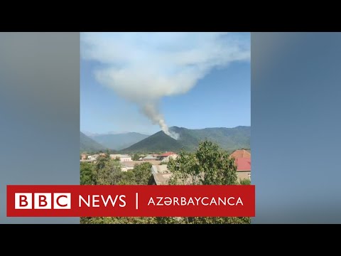 Zaqatalada meşələr yanır, kül kəndin ərazisinə tökülür