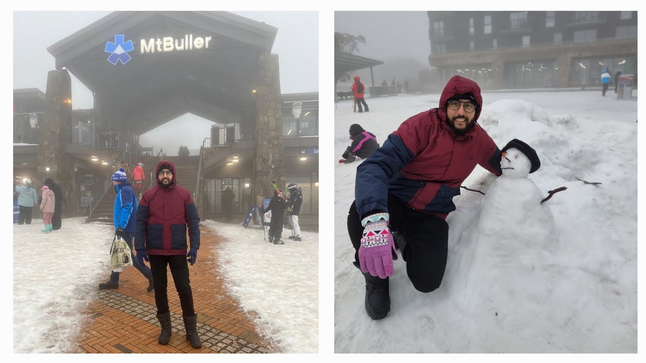 Feels like -10 at Mt Buller. Build Snow Man and enjoyed Toboggan #Mt ...