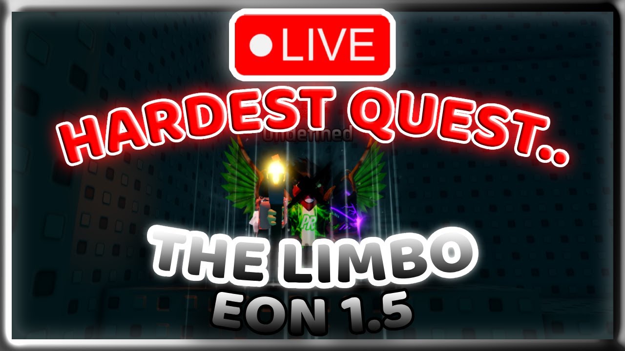 4/4 CANDLES! DOING THE LIMBO QUESTS.. (Sol's RNG EON 1.5) | LIVE 🔴 ...