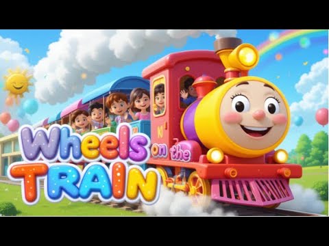 🚂 Wheels on the Train Song | Nursery Rhyme for Kids | Fun Train Song ...