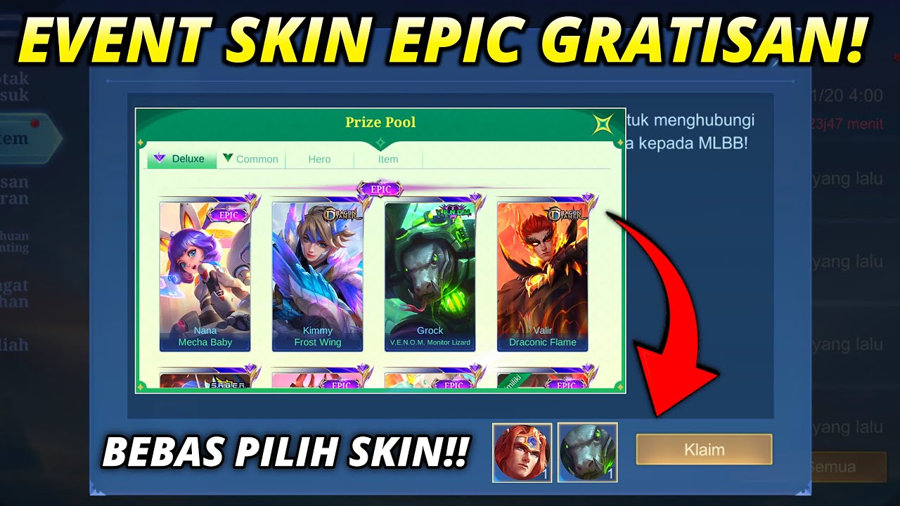 UPDATE EVENT SKIN EPIC GRATIS !! EVENT REFRESH RUSH YANG BAKAL RILIS DI ORI SERVER MOBILE LEGEND ...