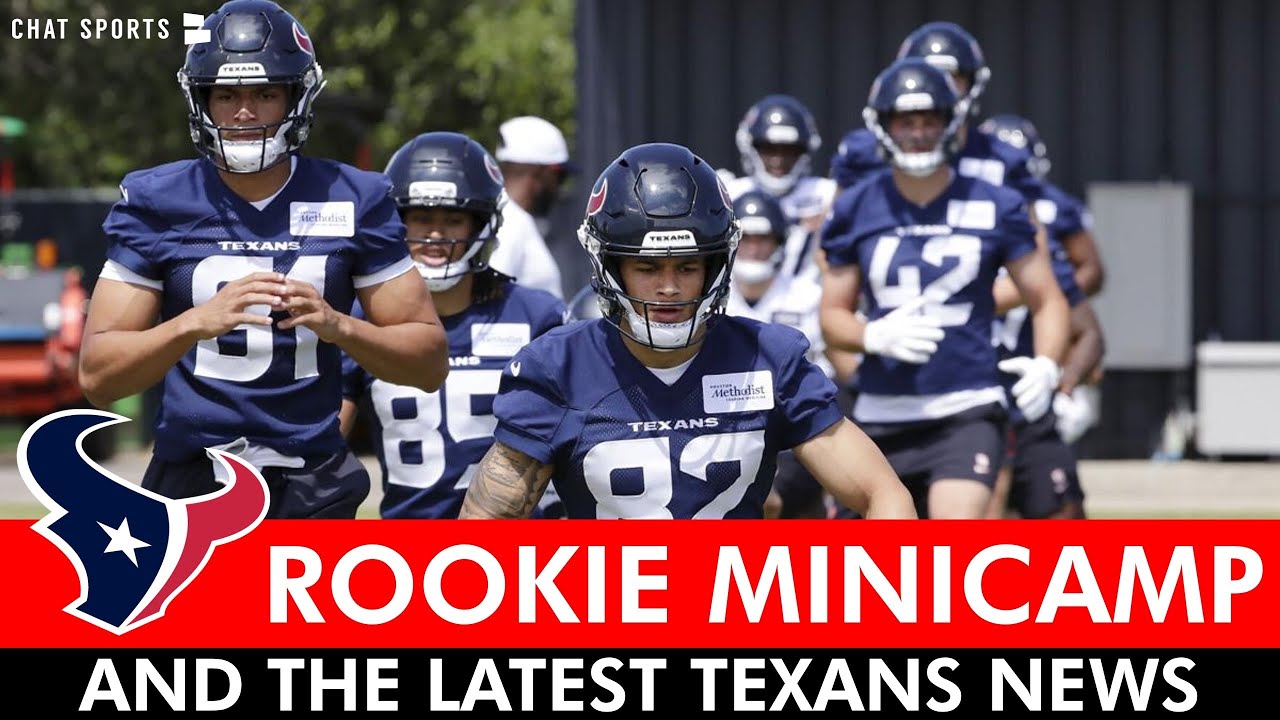 Texans News You Need To See Today + Texans Rookie Minicamp Notes - YouTube
