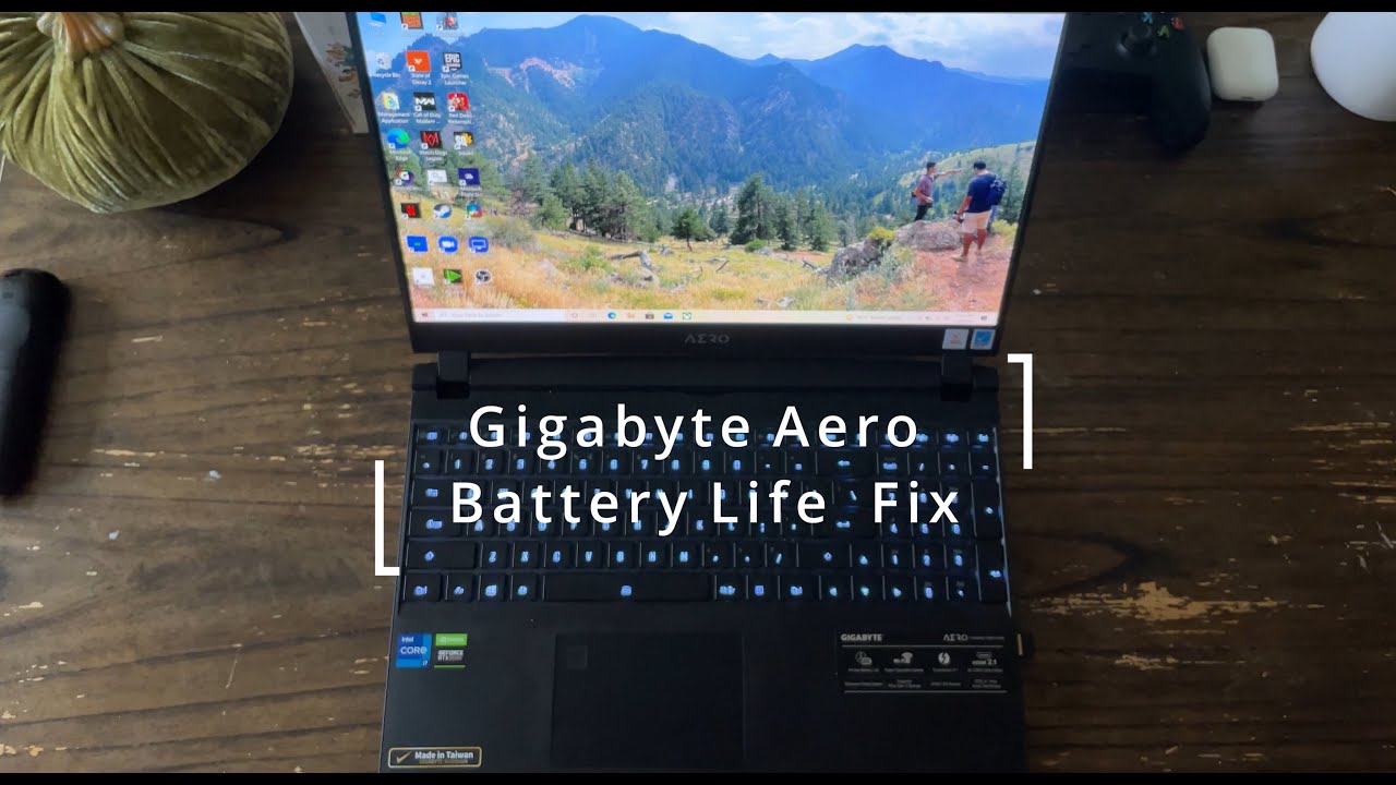 Gigabyte Aero Laptop Short Battery Life FIX!!! - YouTube