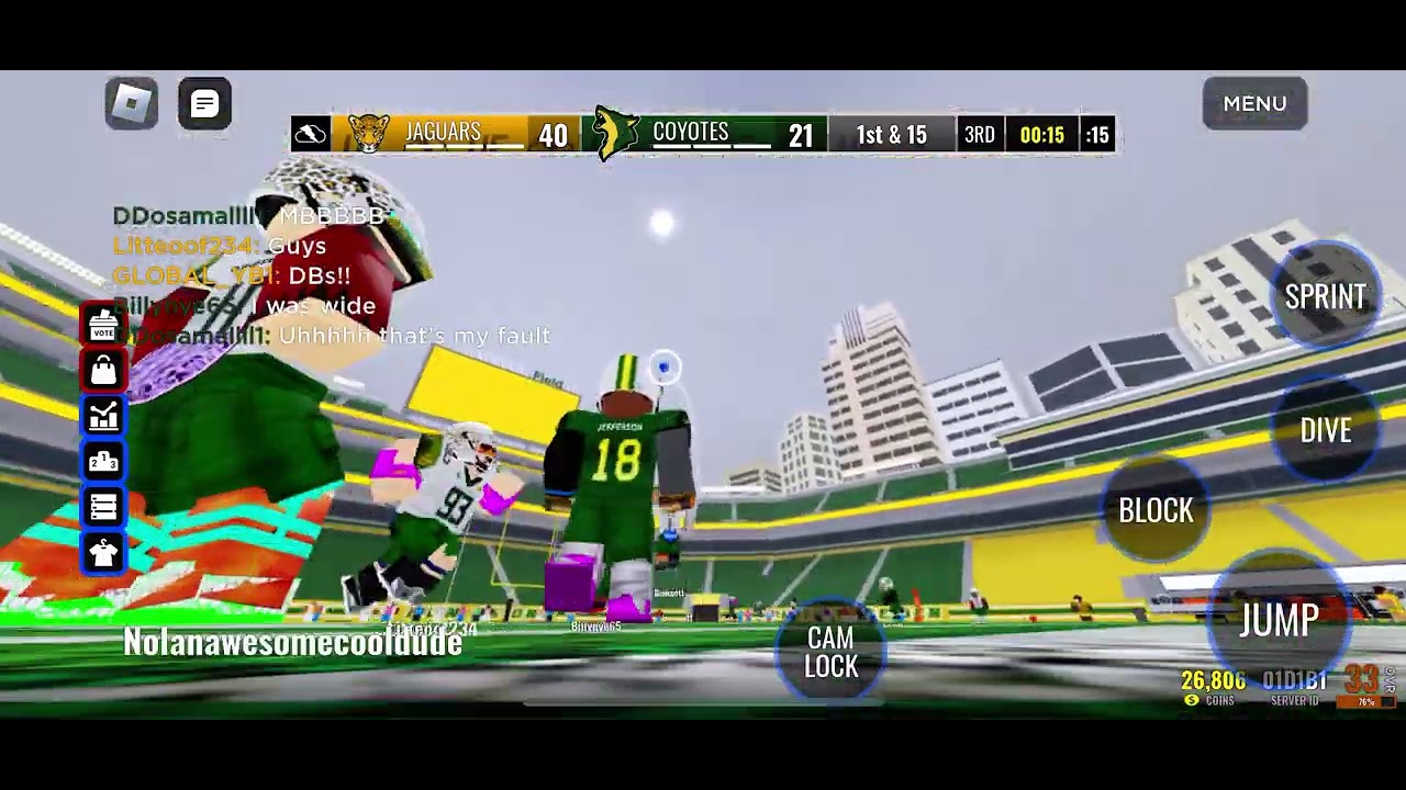 Playing ultimate football 🏈 #ultimatefootball - YouTube