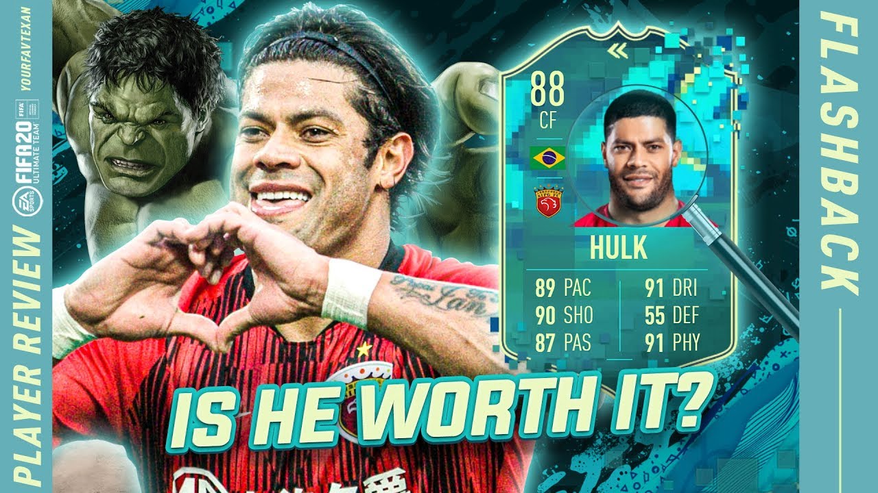 FIFA 20 FLASHBACK HULK PLAYER REVIEW | HULK 88 REVIEW | FIFA 20 HULK 88 ...