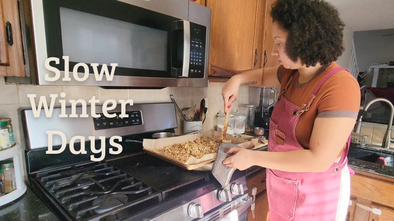 A Quiet Winter at Home (Baking & Homemaking) - YouTube