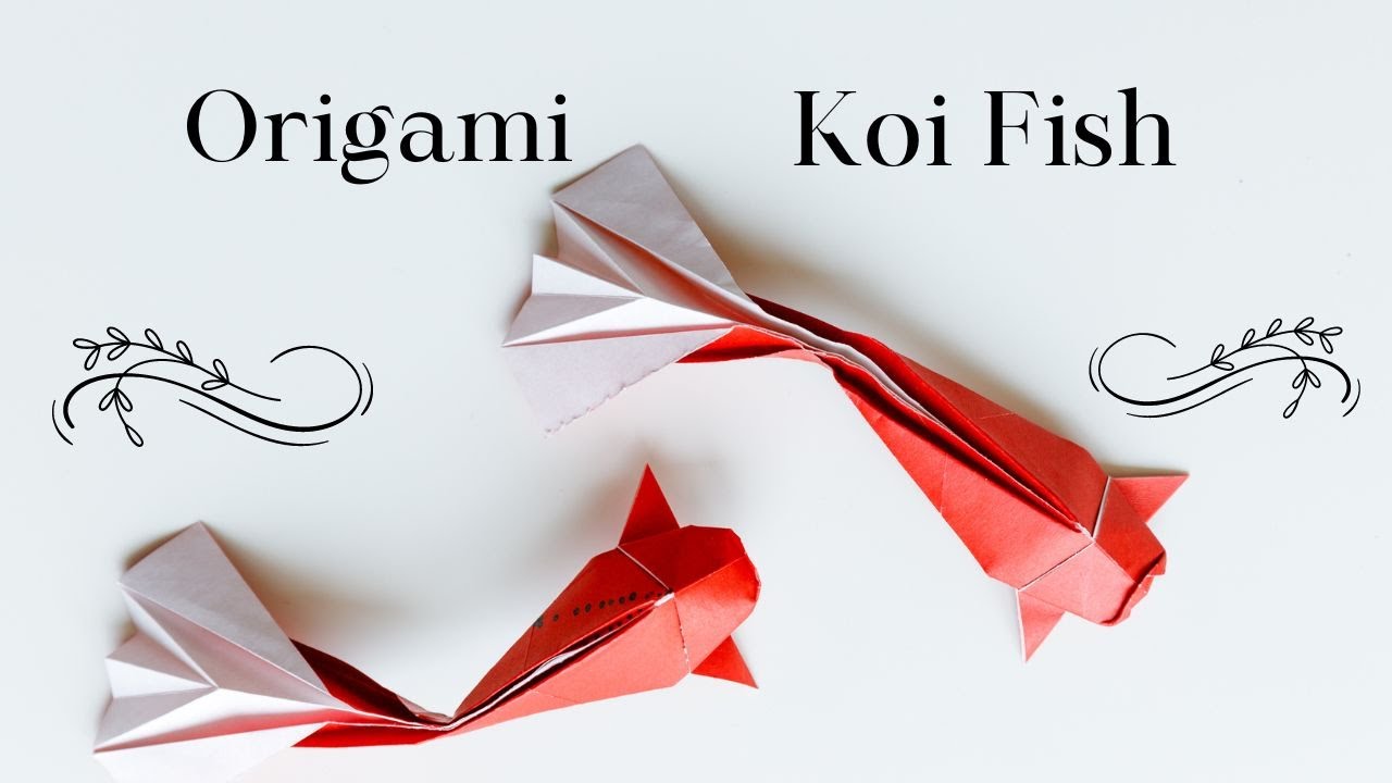 How to Fold an Origami Koi Fish - YouTube