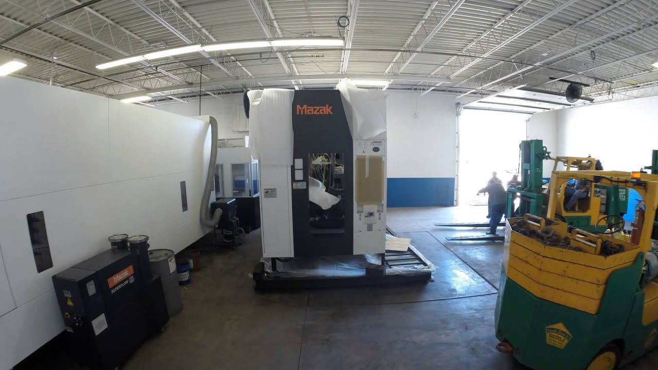 Mazak #2 Install (Timelapse) - YouTube