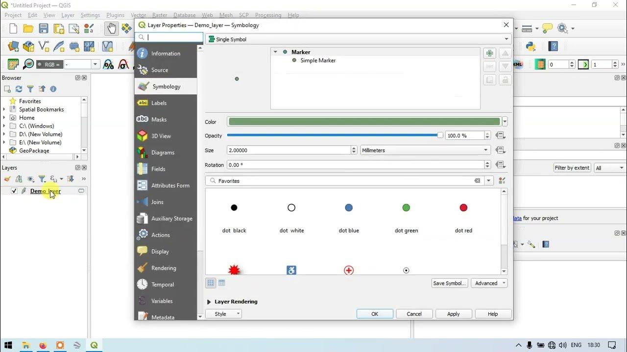 Qgis Basics 1 How To Create Point Shapefile And Add Multiple Points Youtube