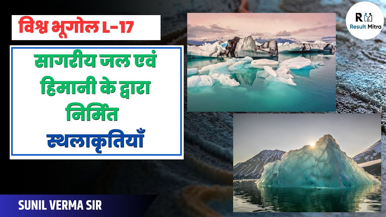 Topographies created by sea water and glaciers | World Geography UPSC ...