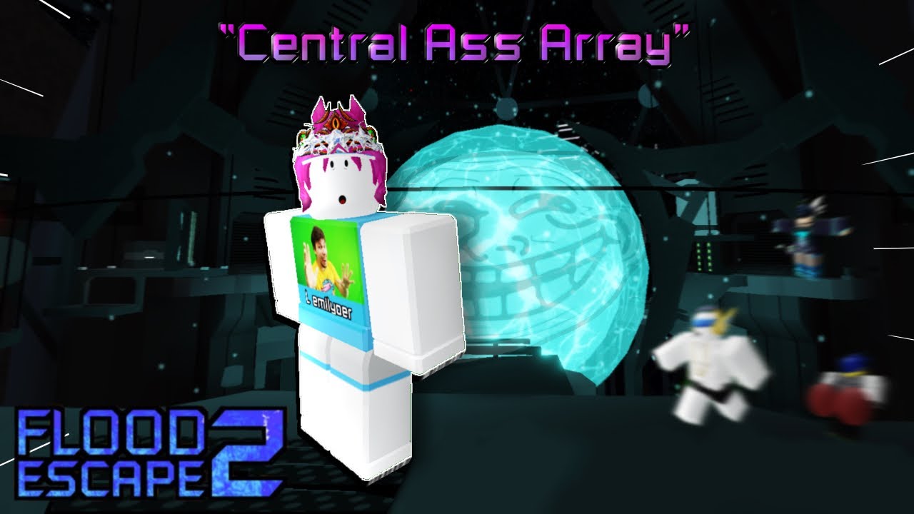 BEATING CENTRAL MASS ARRAY + FUNNY MOMENTS (Flood Escape 2) - YouTube