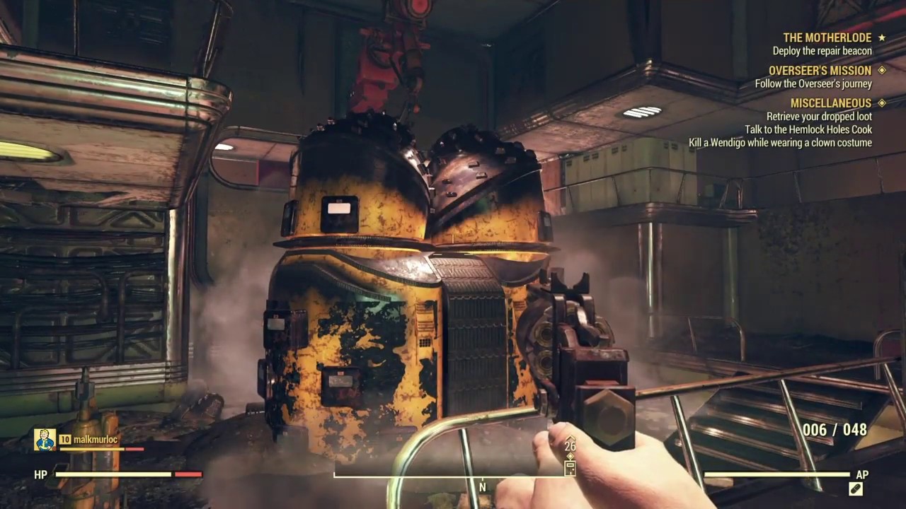 Fallout 76 Walk-through The Motherload! How to Complete - YouTube