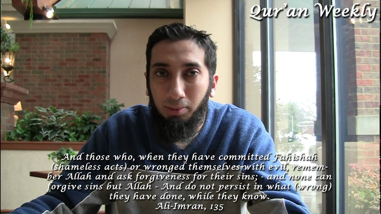 Nouman Ali Khan Modesty & Shame - Quran Weekly - YouTube