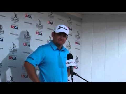 J.B. Holmes eagles a par-4, is in contention entering Sunday at 1-under