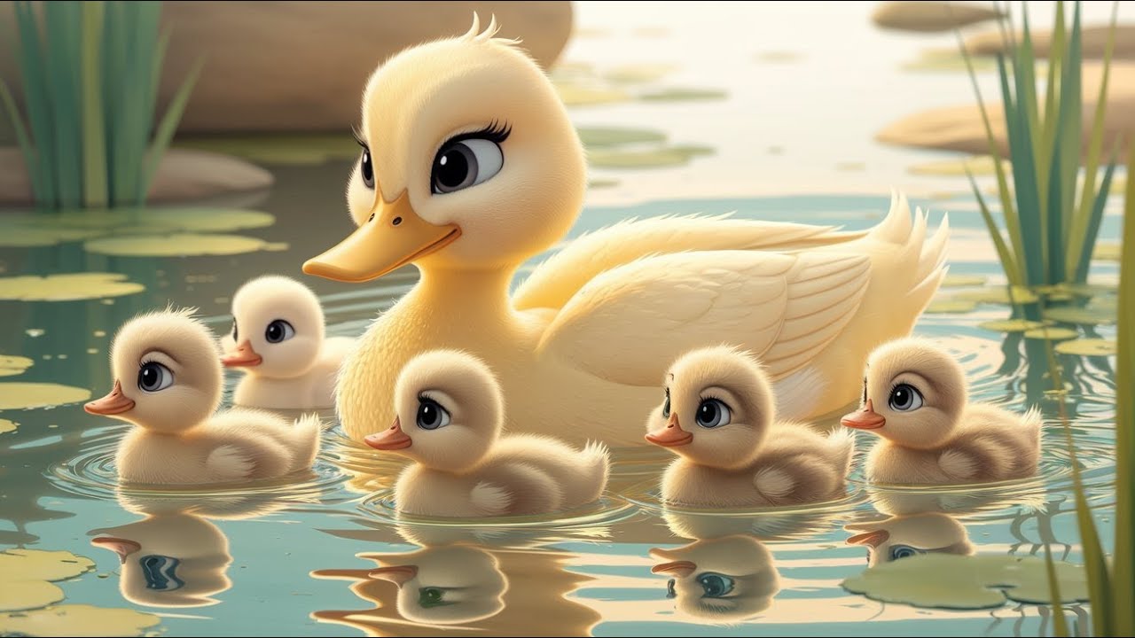 5 Little Ducks | Counting & Fun Nursery Rhyme for Kids | Learn Numbers ...