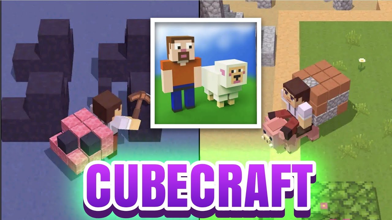 Just Another Minecraft-like game with Ton of Ads...Welcome to CubeCraft ...