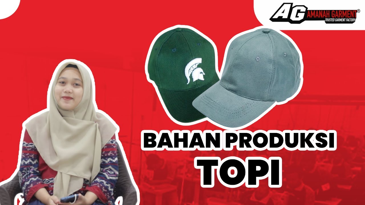 JENIS-JENIS BAHAN TOPI YANG BIASA DIPAKAI UNTUK PRODUKSI - YouTube