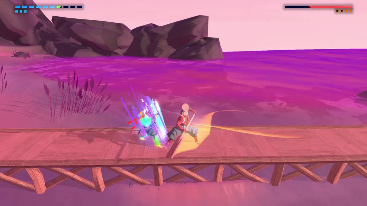 Furi the edge Boss fight (Japanese voice) - YouTube