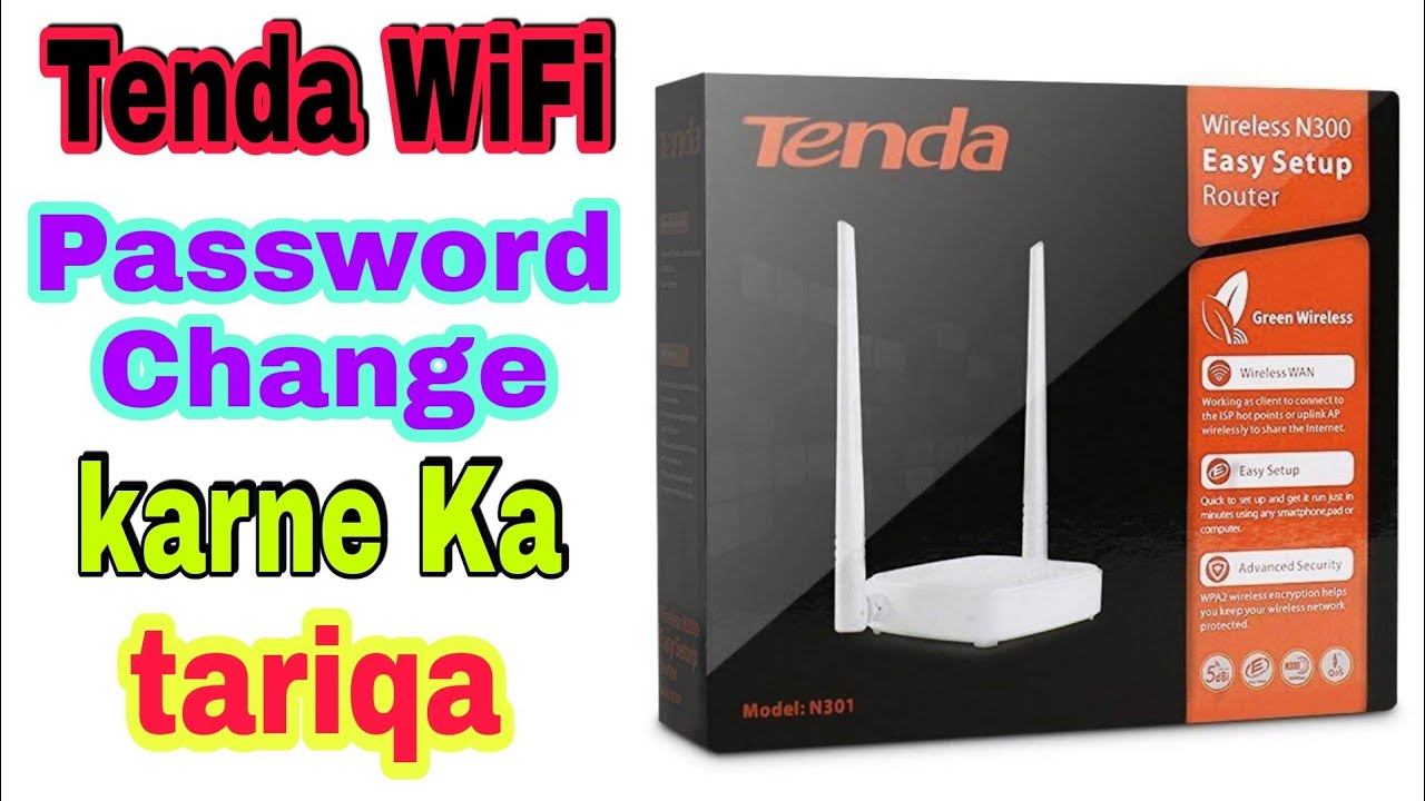 Tenda Wifi Password Change || How to Tenda wifi password change - YouTube