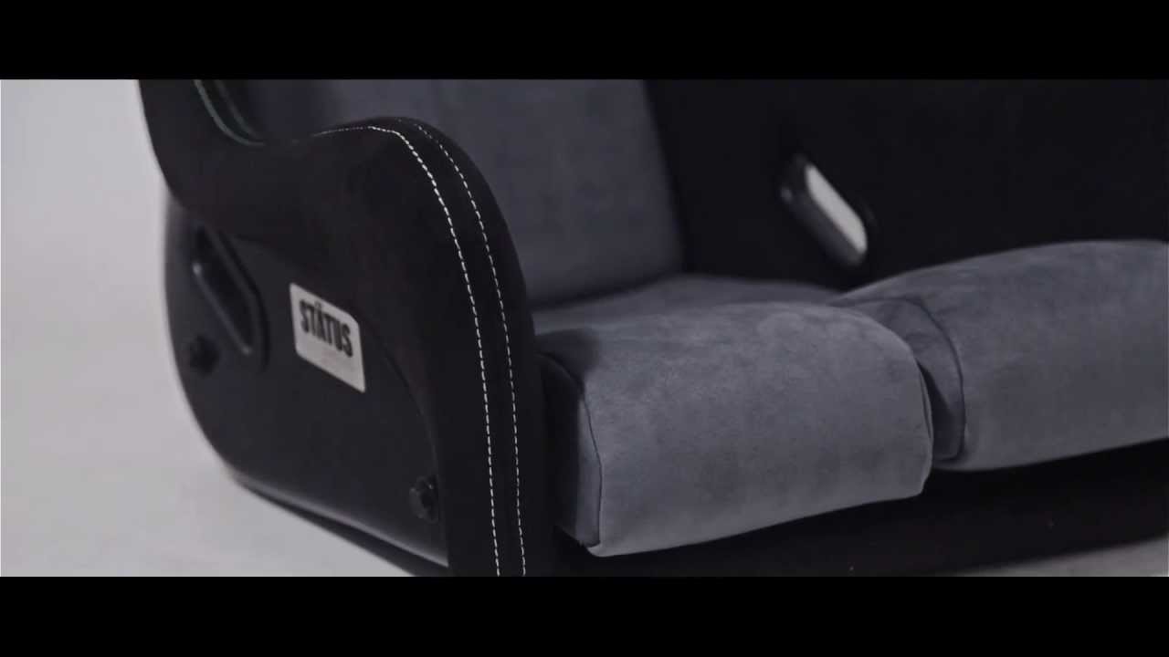 Status Racing Wasp Carbon Fiber Ring Bucket Seat Up Close - YouTube