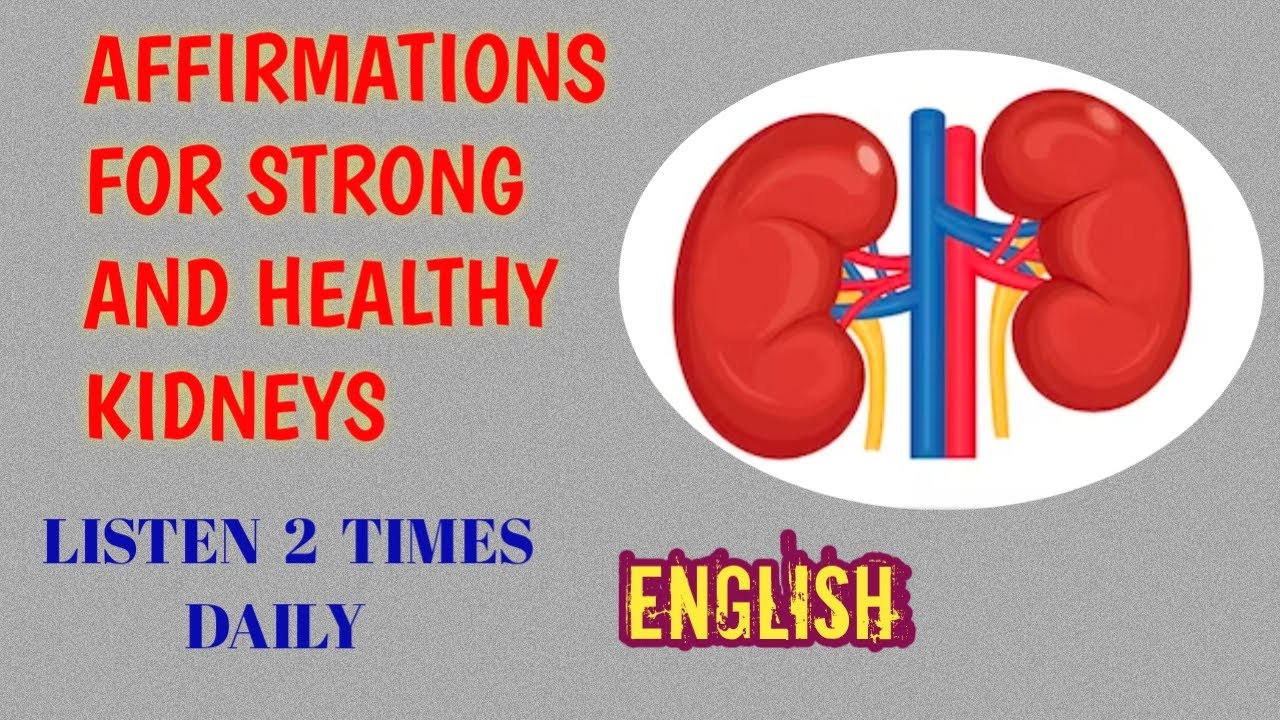 Affirmations for Strong and healthy Kidneys / Law of Attraction ...