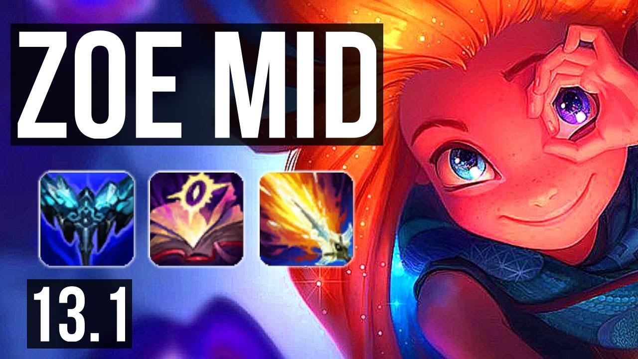 ZOE vs IRELIA (MID) | Rank 4 Zoe, 13/2/6, Legendary | EUW Grandmaster ...