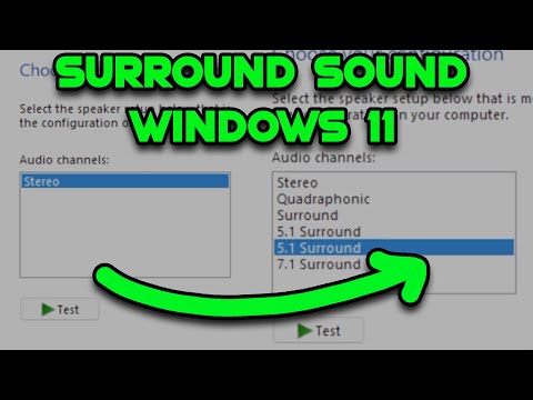 How to get Surround Sound Working on Windows 11!