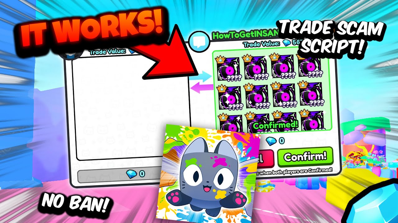 "🚨OP Trade Scam Script Revealed! 🚨 | New Color War Event Update Pet ...