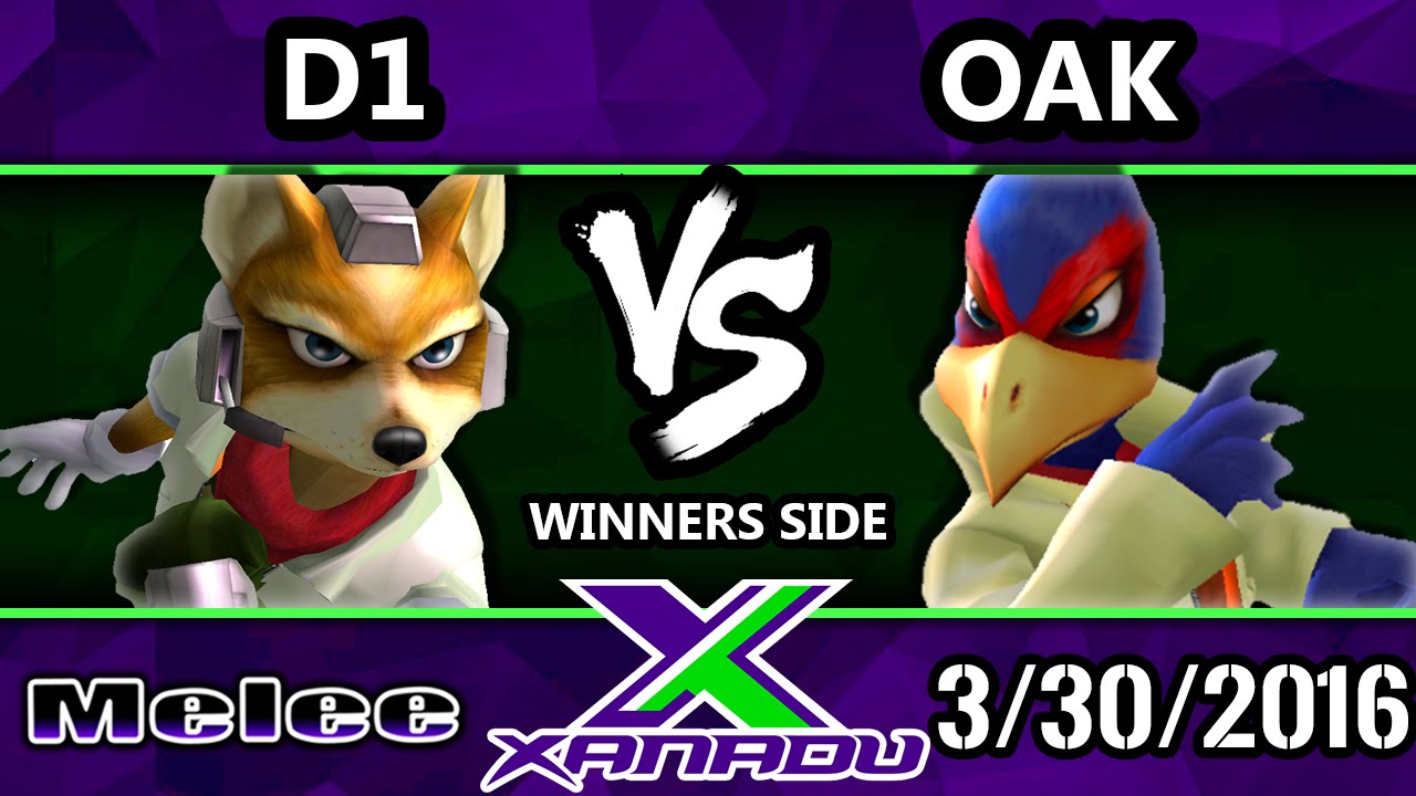 S@X 143 - D1 (Fox, Falco) Vs. Oak (Falco) SSBM Tournament - Smash Melee ...