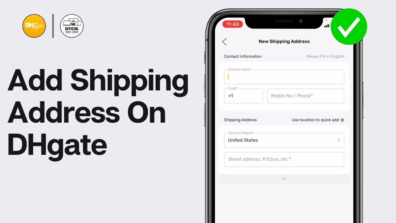 How To Add Shipping Address On DHgate 2024 (Step By Step Guide) - YouTube