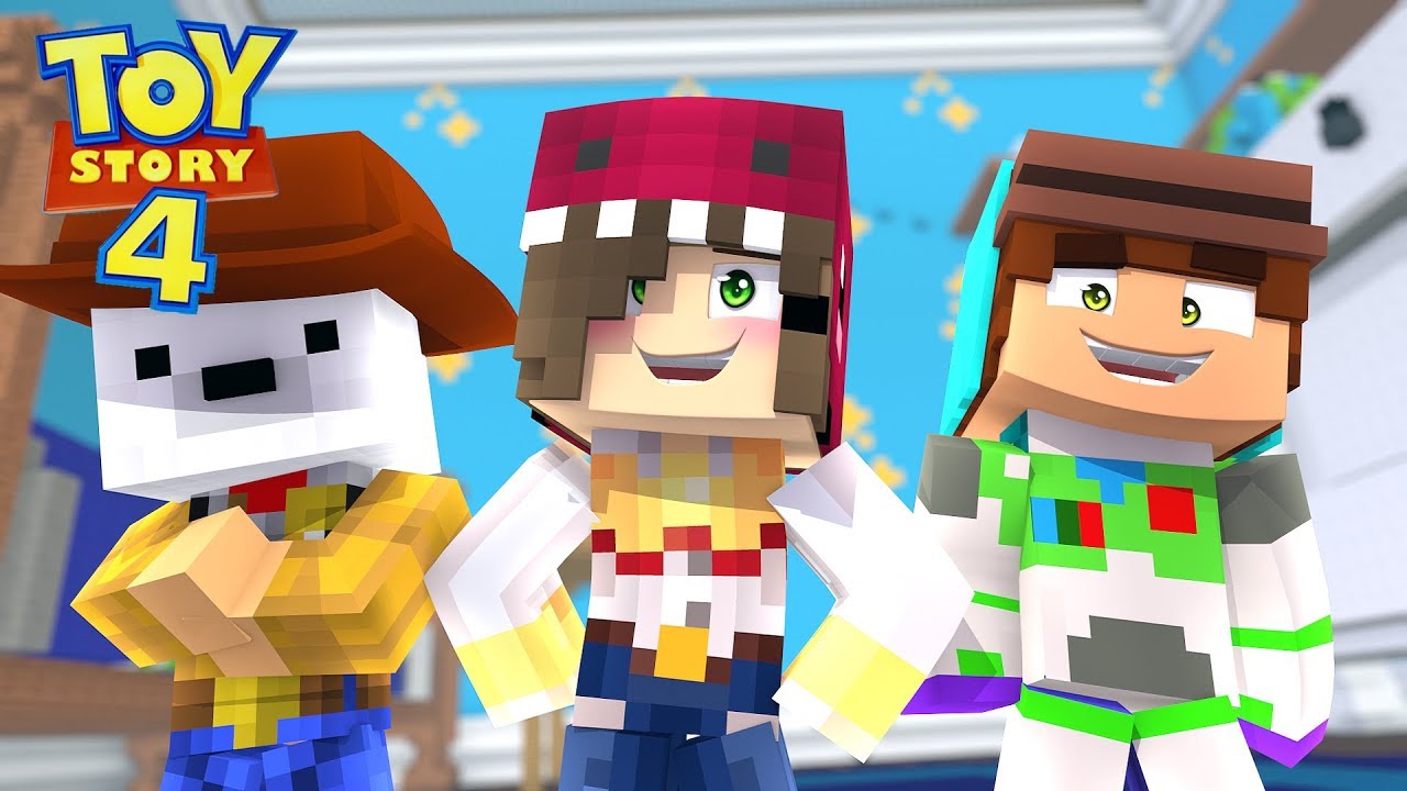NOS CONVERTIMOS EN TOY STORY 4 *nos vemos kawaii* - MINECRAFT ROLEPLAY ...