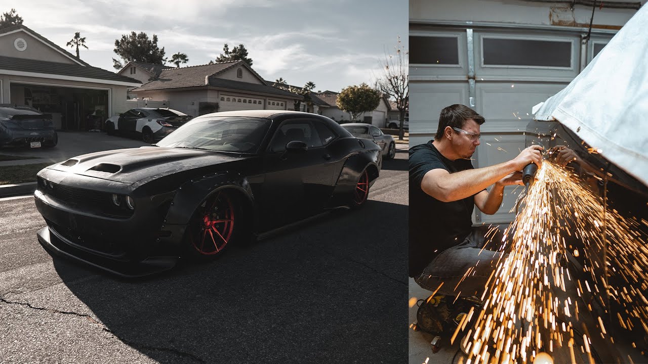 $5,000 Plastic Widebody kit?! | Shirokai Challenger install - YouTube