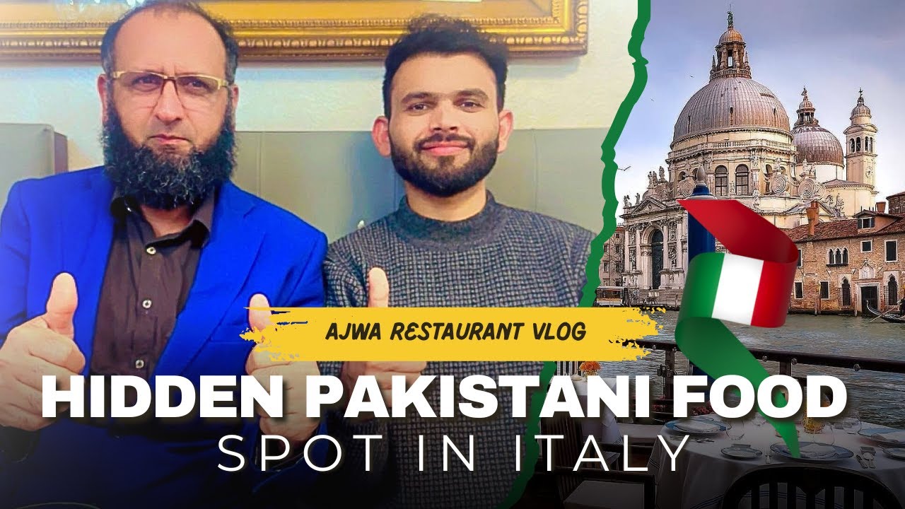 Hidden Pakistani Food Spot in Italy | Ajwa Restaurant Vlog - YouTube