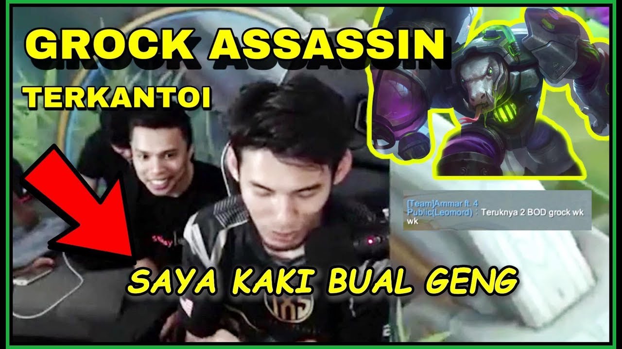 GROCK ASSASIN!! SOLOZ PEEKS INTO LEGEND TIER MOBILE LEGENDS - YouTube