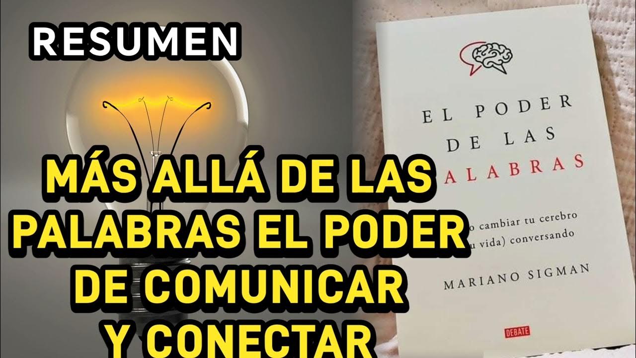 EL PODER DE LAS PALABRAS - YouTube