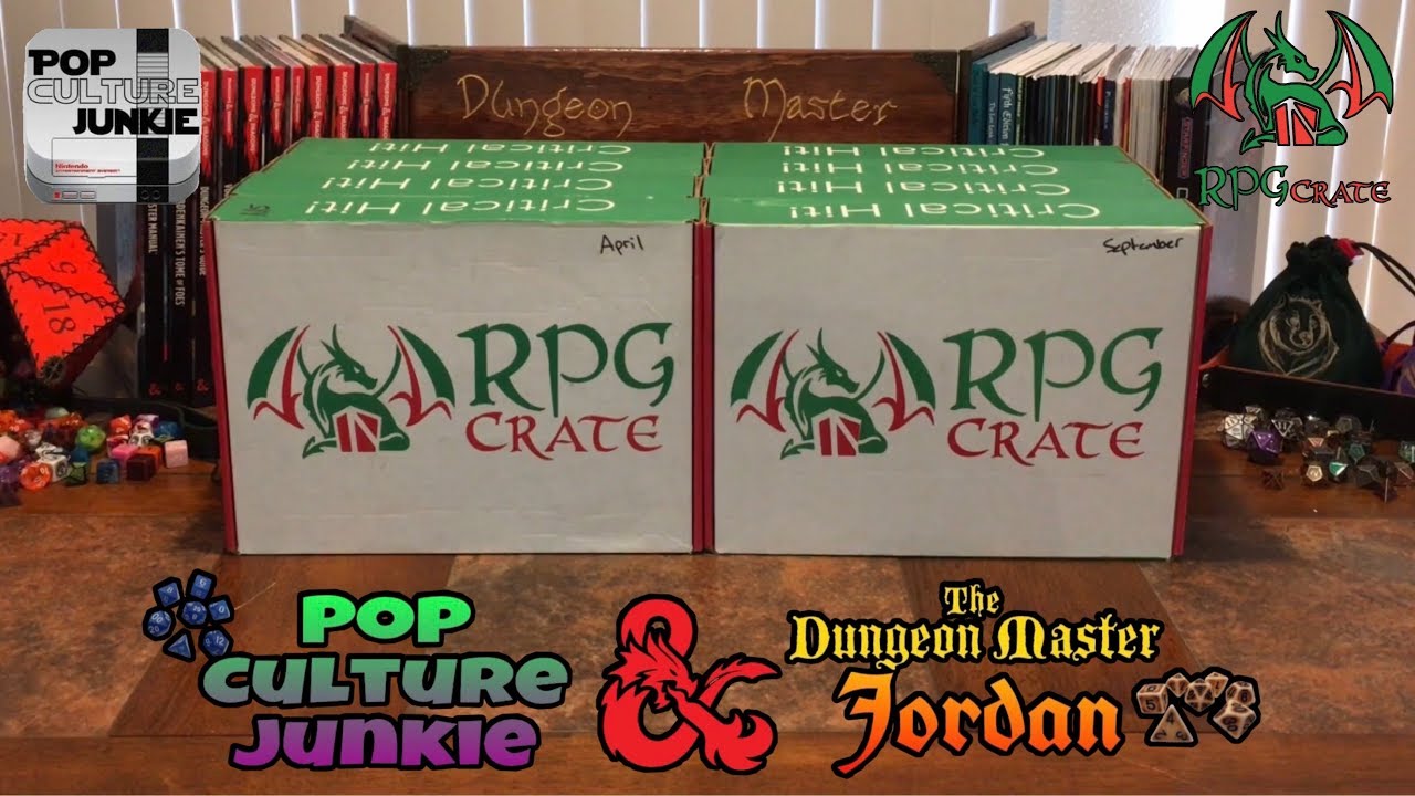 MASSIVE RPG Crate Unboxing 2019 Subscription Box Review - YouTube