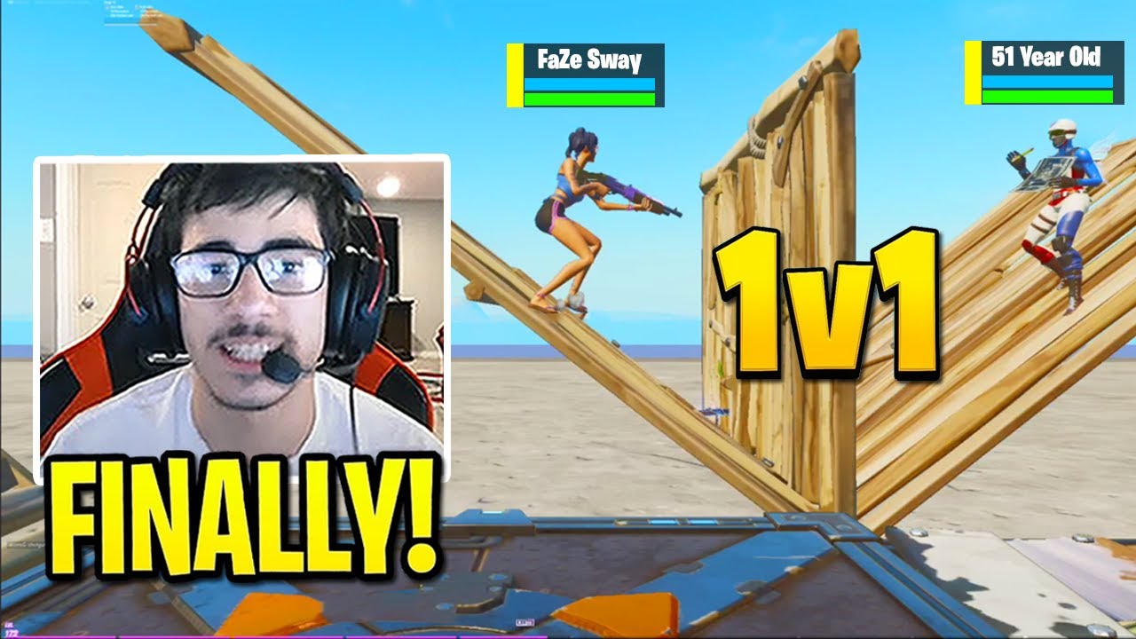 FaZe Sway vs 51 Year Old Player 1v1 Buildfights! - YouTube