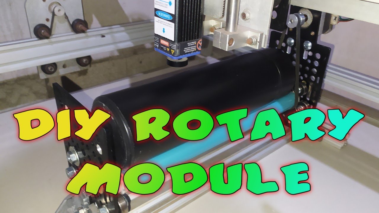 Membuat Rotary Module Rotary Axis Untuk CNC Laser Engraver | DIY CNC ...