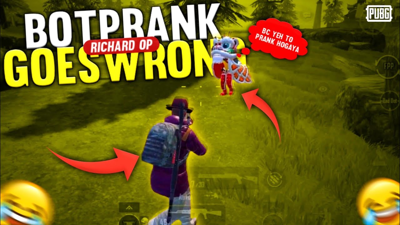 Bot Prank With Enemies Gone Wrong😂 - YouTube